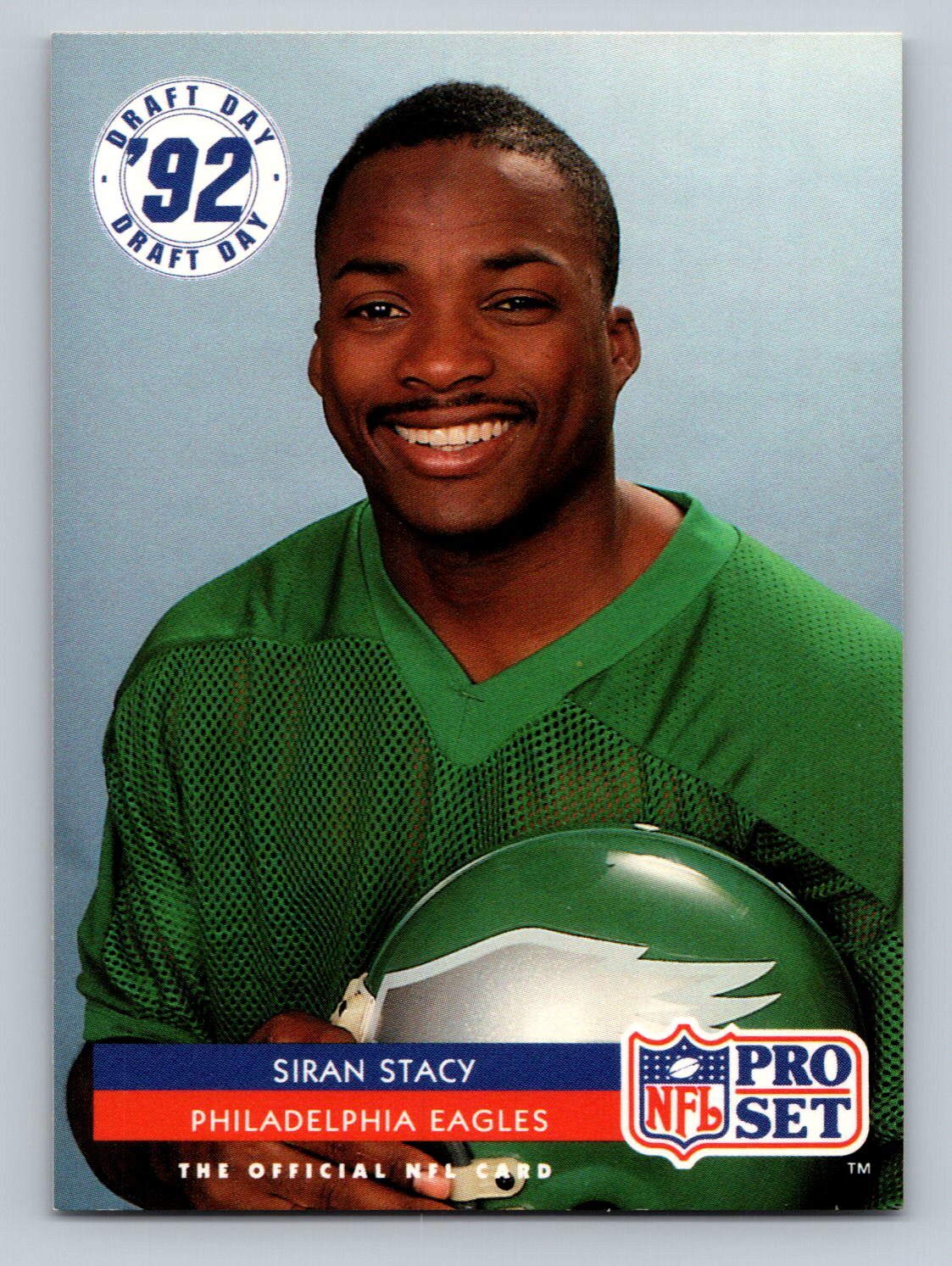 1992 Pro Set #33 Siran Stacy RC, DD Rookie Philadelphia Eagles | eBay