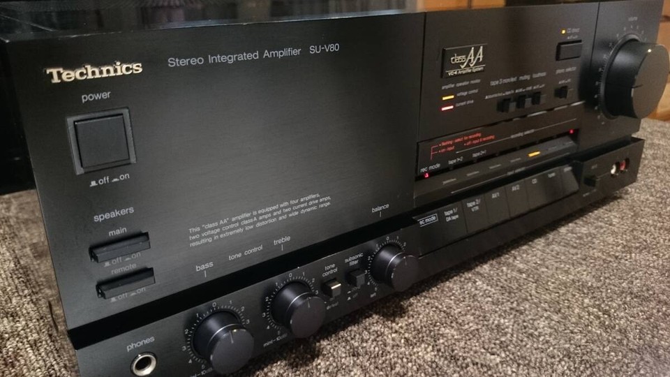 Technics SU-V80 Stereo Integrated Amplifier Overhauled Working | eBay
