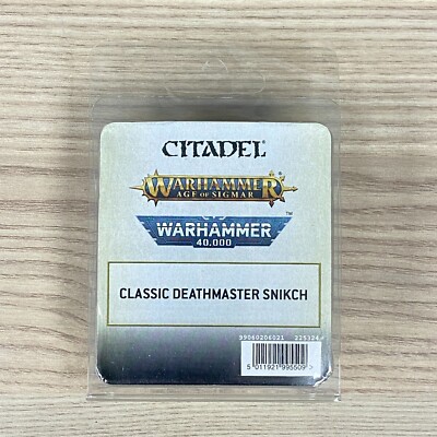 CLASSIC DEATH MASTER SNIKCH SKAVEN HERO LORD WARHAMMER THE OLD WORLD ...