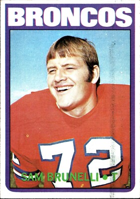 1972 Topps #208 Sam Brunelli Very good | eBay