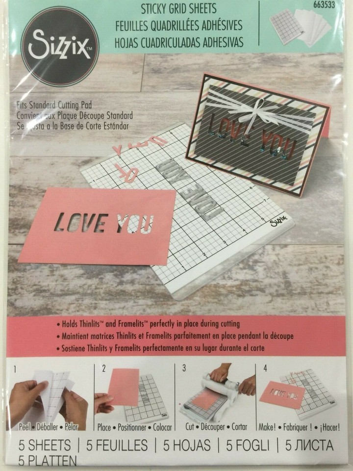 Sizzix Thinlits TIM HOLTZ LETTER BUNDLE W/STICK GRID SHEETS 662062 New ...