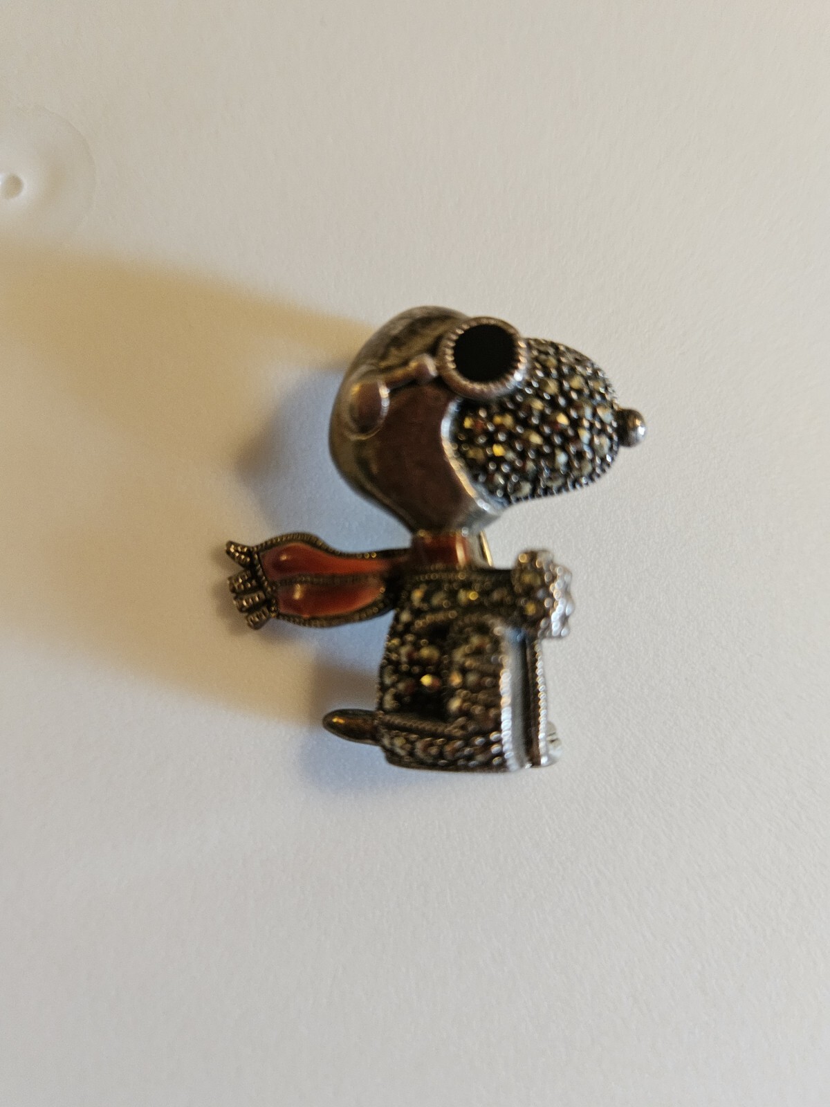 judith JACK vintage Snoopy brooch great shape 1.25" s… - Gem