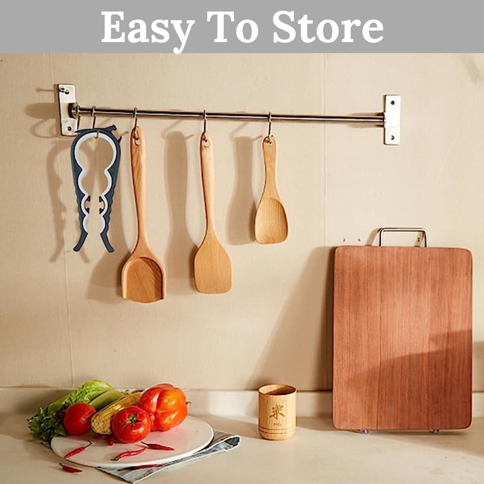 Easy Grip Rubber Jar Opener Gripper Multi Tool Cap Lid Bottle Opening ...