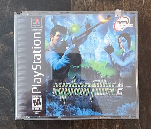 Syphon Filter 2 Black Label Sony PlayStation 1 PS1 Game Complete CIB ...