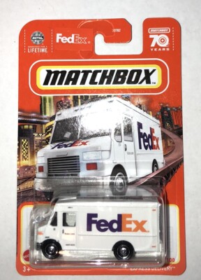 Matchbox #56 Express Ground FedEx Delivery White Truck Van - NEW | eBay