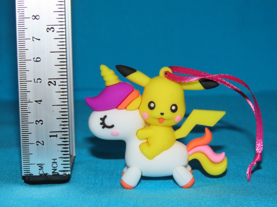 Pokemon Pikachu Unicorn Christmas Tree Ornament Figure (Rubber) | eBay