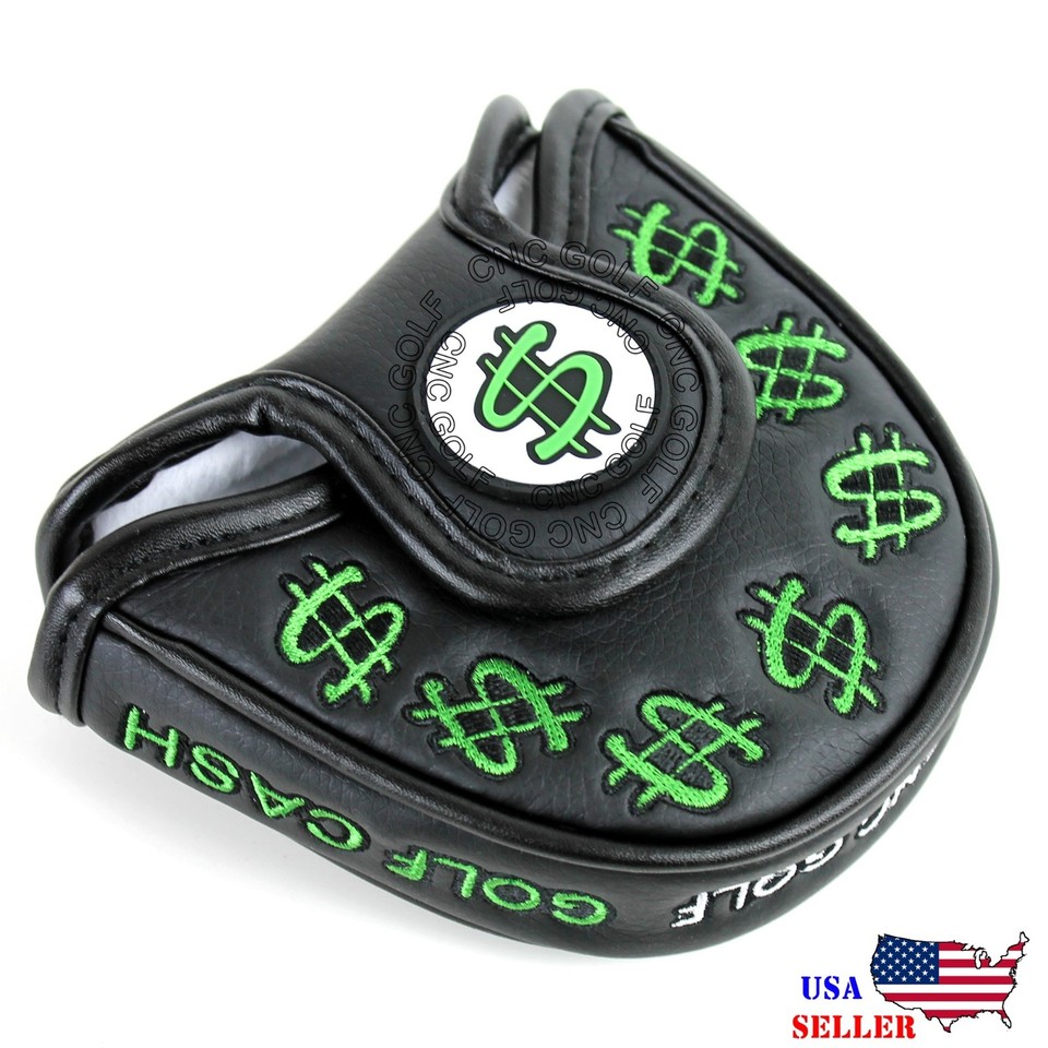 Cash Money Black MALLET Magnetic Putter Cover For Scotty Cameron ...