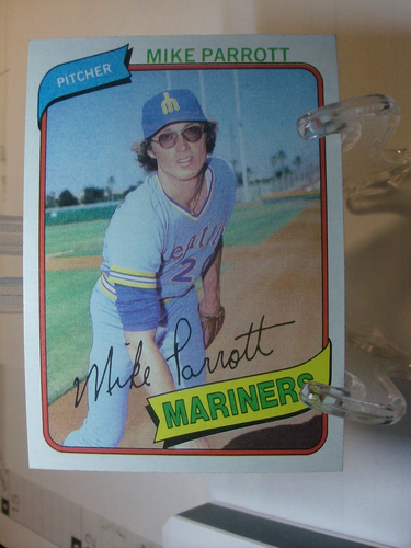 1980 Topps Baseball Card #443 - Mike Parrott - Seattle Mariners (95314 ...