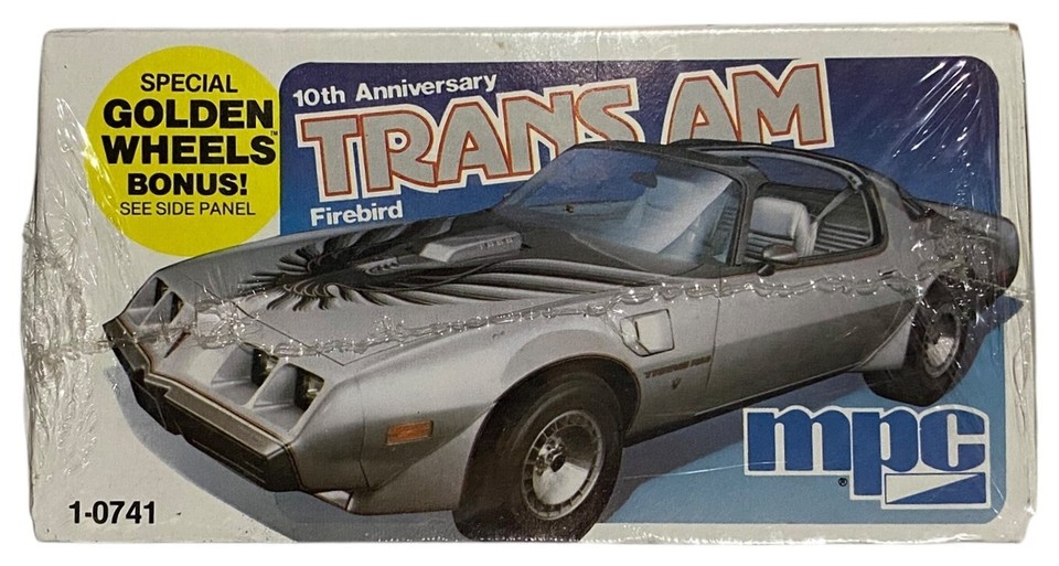 MPC 10th Anniversary Trans Am Firebird Vintage 1979 1/25 Model Kit NEW ...