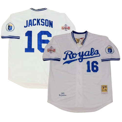 Bo Jackson 1989 All-Star Throwback MEN Stitched Jersey White | eBay