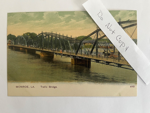 Monroe, Louisana - Trafic Bridge - UDB postcard | eBay