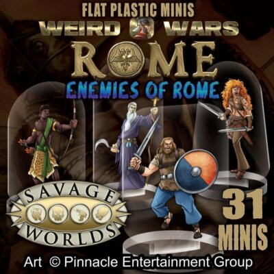 Arcknight Flat Plastic Miniatures - WWR Enemies of Rome Horde Set - 31 ...
