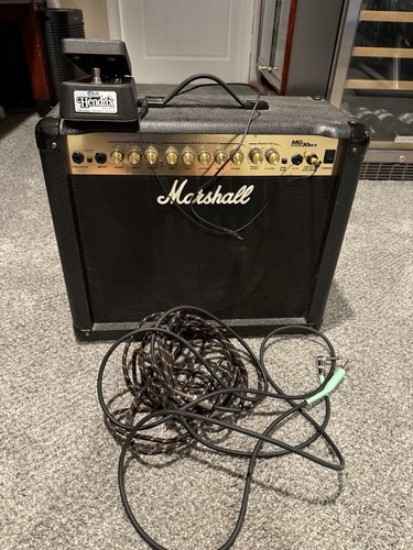 Marshall electric guitar amplifier And Hendrix foot pedal | eBay