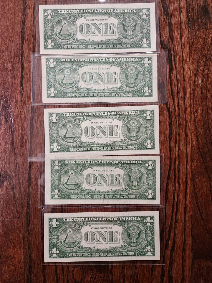 5-1957 Stars Notes $1 Dollar Paper Money Circulated Nice Condition 🔥🫡 ...