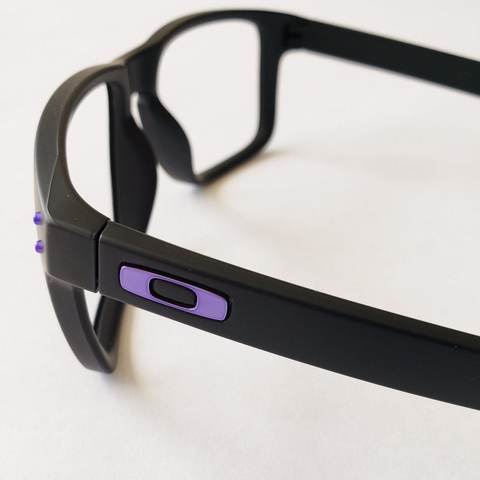 Oakley Holbrook XL Matte Black Purple Icons Replacement Frame Only ...