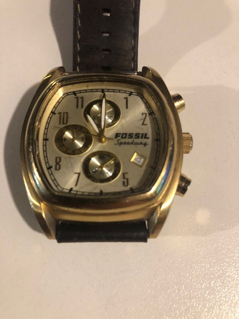 Fossil Arkitekt Speedway Fs-3104 Men's Chronograph Wristwatch RARE for ...