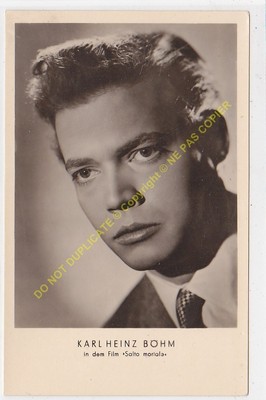 RPPC Photo STAR Karl Heinz Bohn Foto Komet Film | eBay