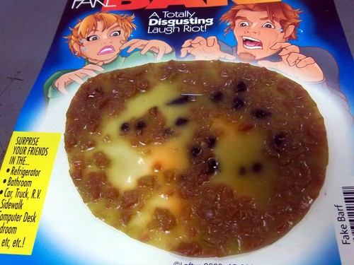 FAKE BARF! great party fun, totally disgusting laugh riot! new on Card ...