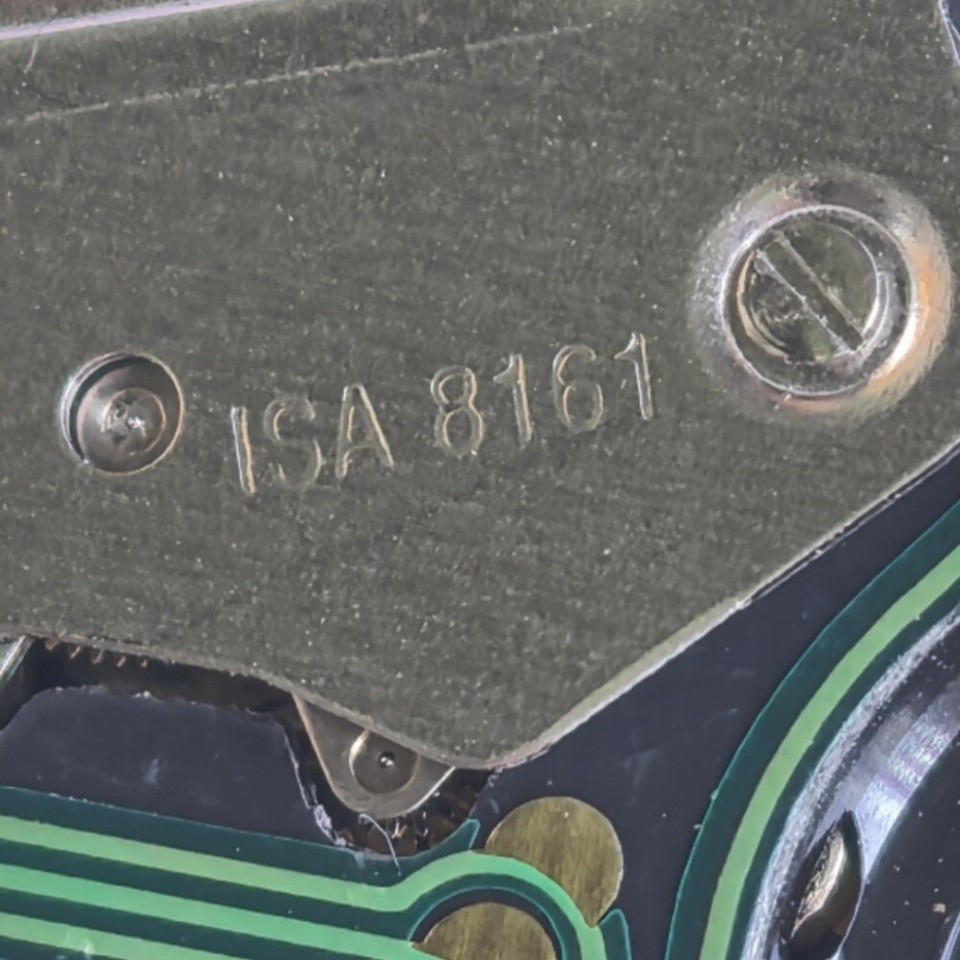 Swiss Made ISA 8161 Quartz Movement Silver Date At 4 Multifunctional 6 ...