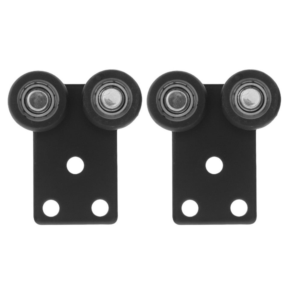 2 Pcs Hardware Wardrobe Roller Cabinet Sliding Door Rollers Closet ...