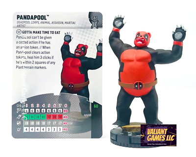 Marvel Heroclix Pandapool #042 w/ Card Deadpool Weapon X Set | eBay