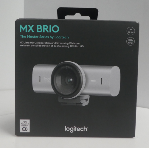Logitech MX Brio 4K Ultra HD Collaboration and Streaming Webcam | eBay