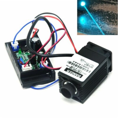 Adjustable 488nm 50mW Cyan Blue Light Semiconductor Dot Laser Module W ...