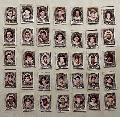 1961 TOPPS BASEBALL STAMP LOT USED REMOVED FROM BOOKLET VG GOOD FILLERS ...