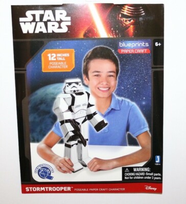 Disney Star Wars Blueprints Paper Craft 12" Poseable Character ...