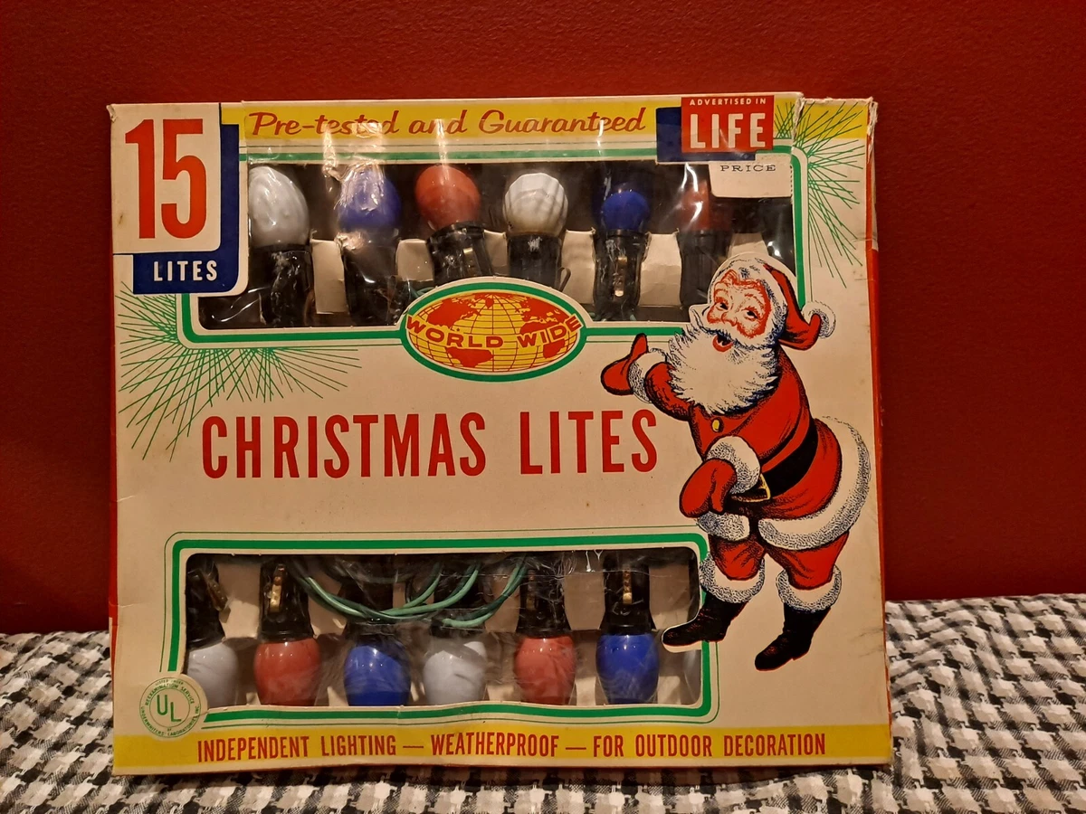 Retro Christmas Lights Outdoor