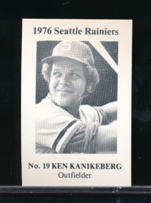 1976 Seattle Rainiers Team Issue Ken Kanikeberg #19 very tough card | eBay