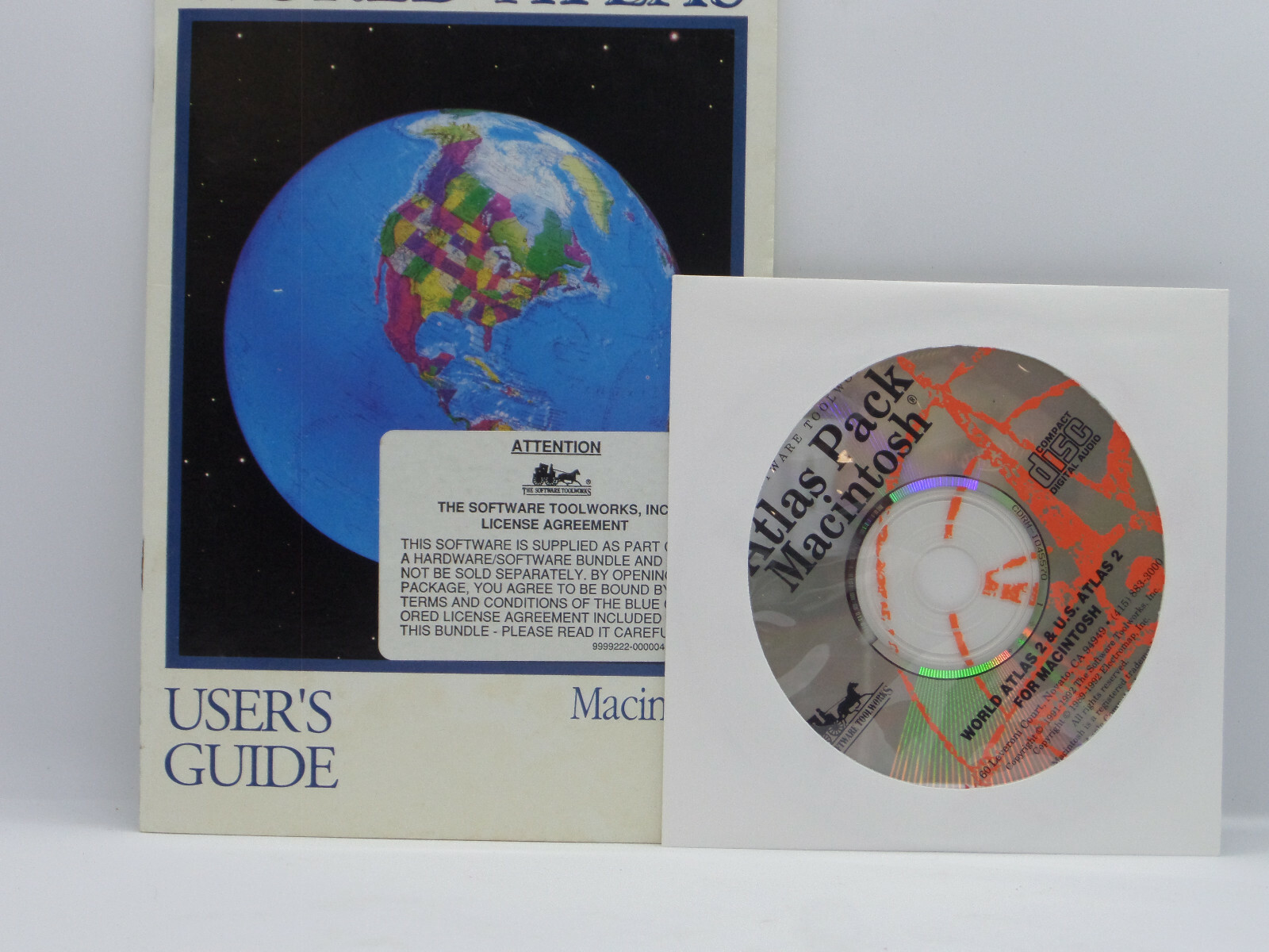 The Software Toolworks World Atlas for Apple Macintosh - Vintage | eBay