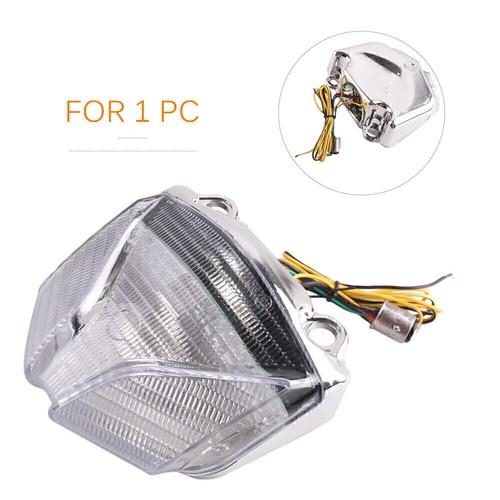 Clear Integrated LED Turn Signals Tail Light Fit 2001-2009 MV AGUSTA ...