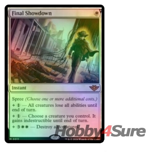 Foil Final Showdown M/NM Magic: The Gathering MTG Outlaws Of Thunder ...
