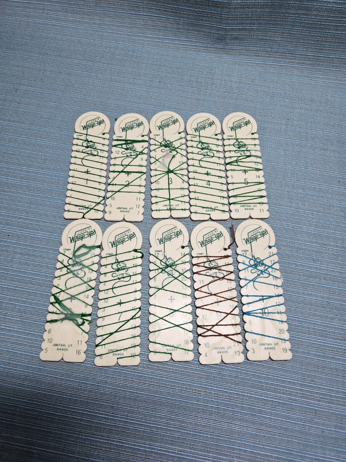 Learning Wrap-Ups Division Games Educational Math Tool Vintage ADDITION | eBay