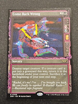 MTG Mint Singles - Come Back Wrong 0309 | DSK | Showcase | SYD | eBay ...