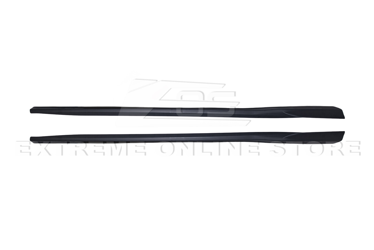 1LE Refresh Style Matte Black Side Skirts Rocker Panel For 16-Up Camaro ...