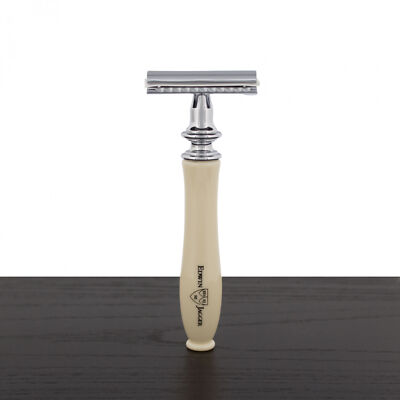 Edwin Jagger Chatsworth Double Edge Safety Razor, Imitation Ivory | eBay