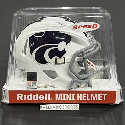 Kansas State Wildcats Speed Mini Helmet Riddell NCAA Matte White New ...