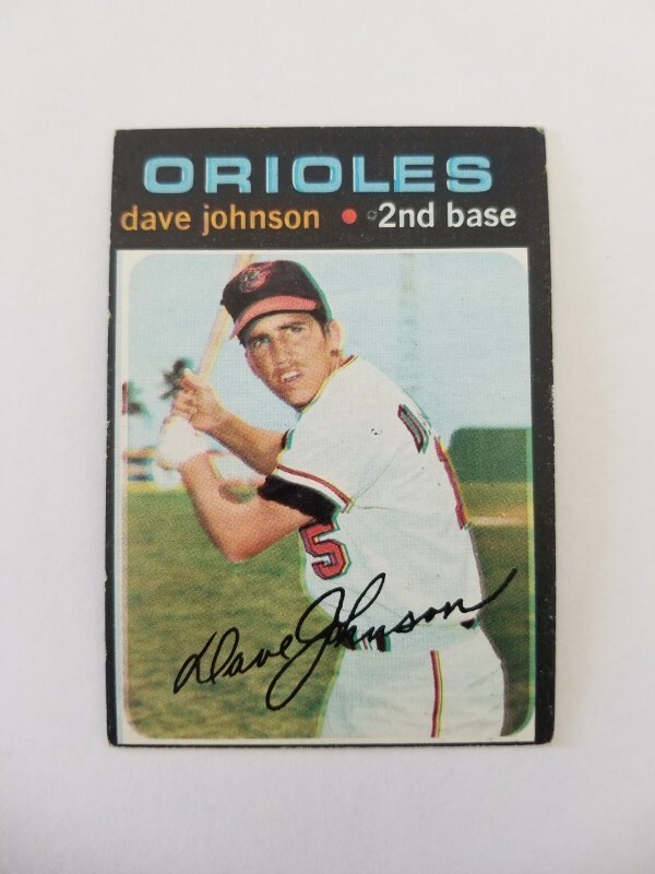 DAVE JOHNSON 1971 TOPPS BASEBALL CARD #595 BALTIMORE ORIOLES | eBay