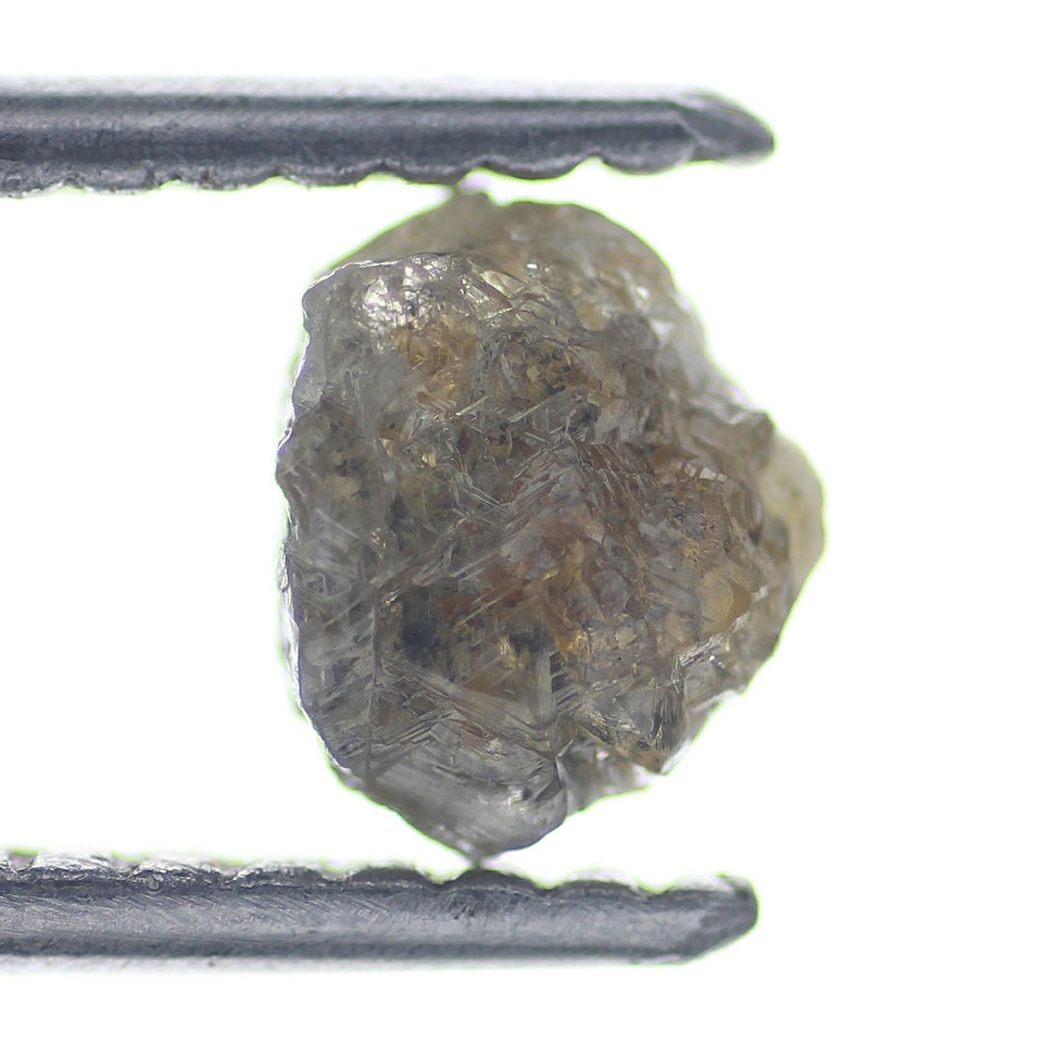 Brownish Grey Fancy Rough Natural Loose 0.98 Carat Raw Translucent ...