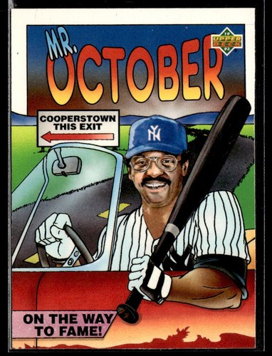 1993 Upper Deck Fun Pack #28 Mr. October Reggir Jackson Baseball Card ...