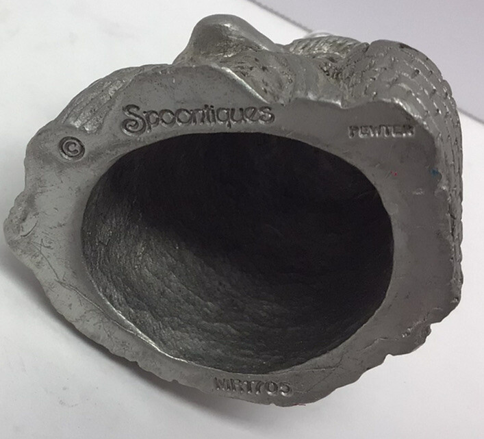 Spoontiques Pewter Old Man Wizard Merlin Face Mountain Castle Crystals ...