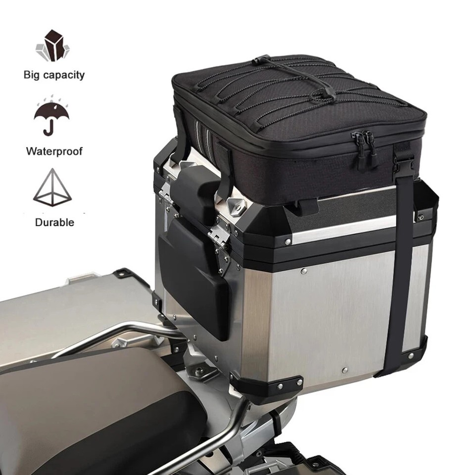 Universal Top Box Panniers Side Case Luggage Bags Saddle Bag For BMW ...