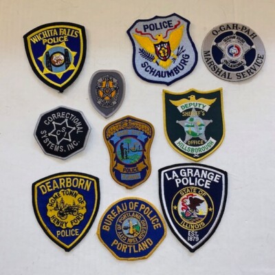 Lot of 10 Police Patches | eBay