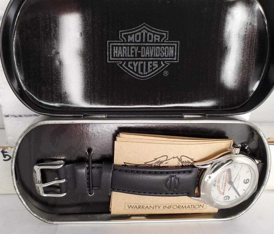 Vintage Harley Davidson Motorclothes Genuine Timepiece Watch with Tin ...