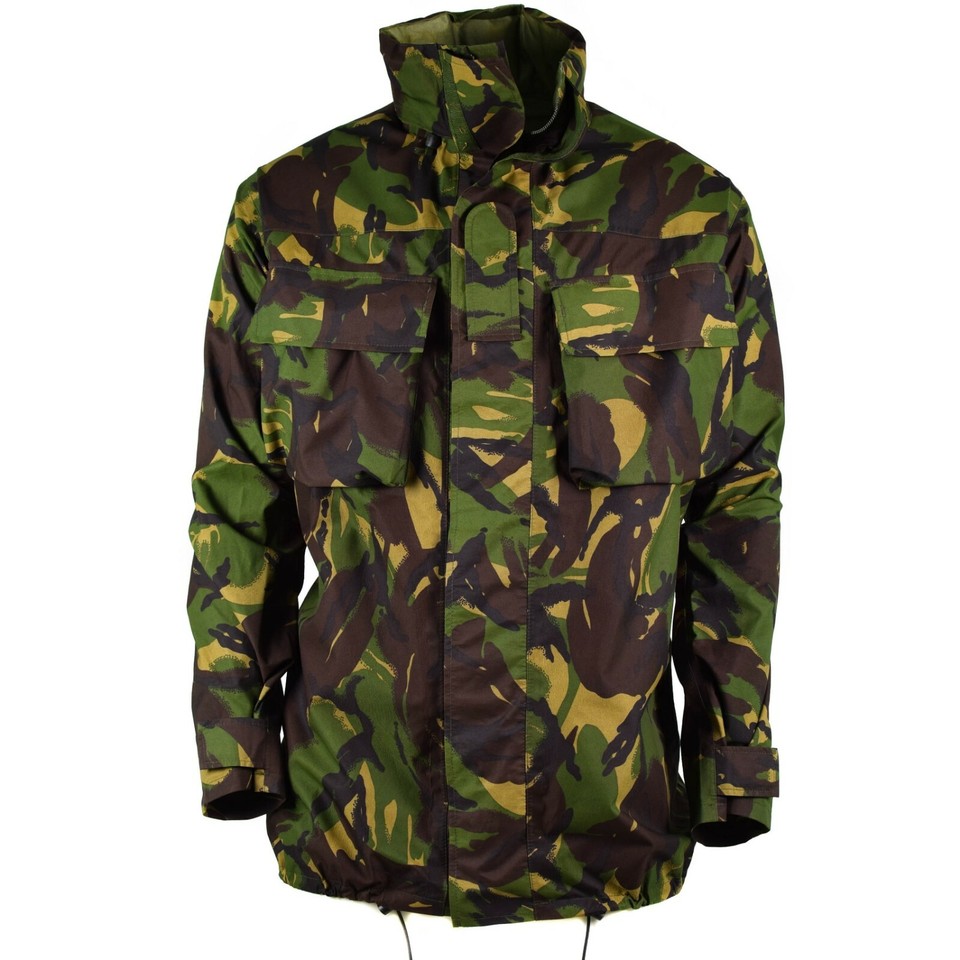 Original British army combat DPM jacket Woodland camo MVP goretex ...
