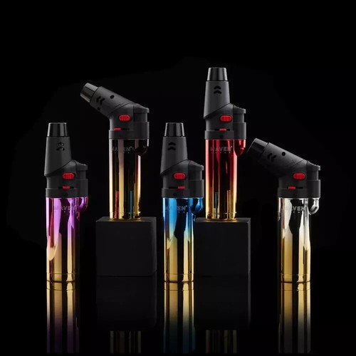 2 x MAVEN ALPHA Chrome - Jet Flame Torch Lighters - Adjustable ...