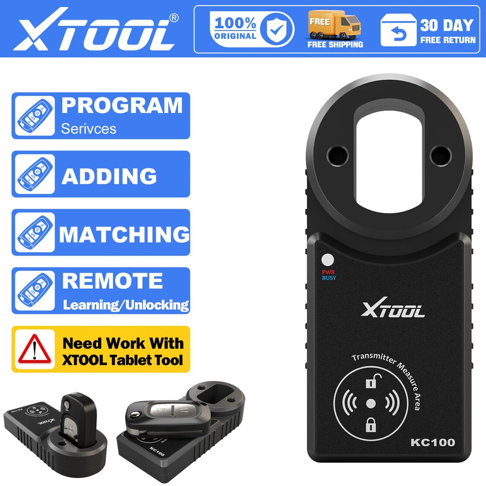 XTOOL KC100 AKL Adding Matching Tool Use with D9SPRO/X100PAD S ...