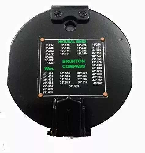 Geological Brunton Compass With Leather Case Gift Working compass | eBay